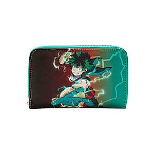 Loungefly My Hero Academia Deku Zip Wallet Standard