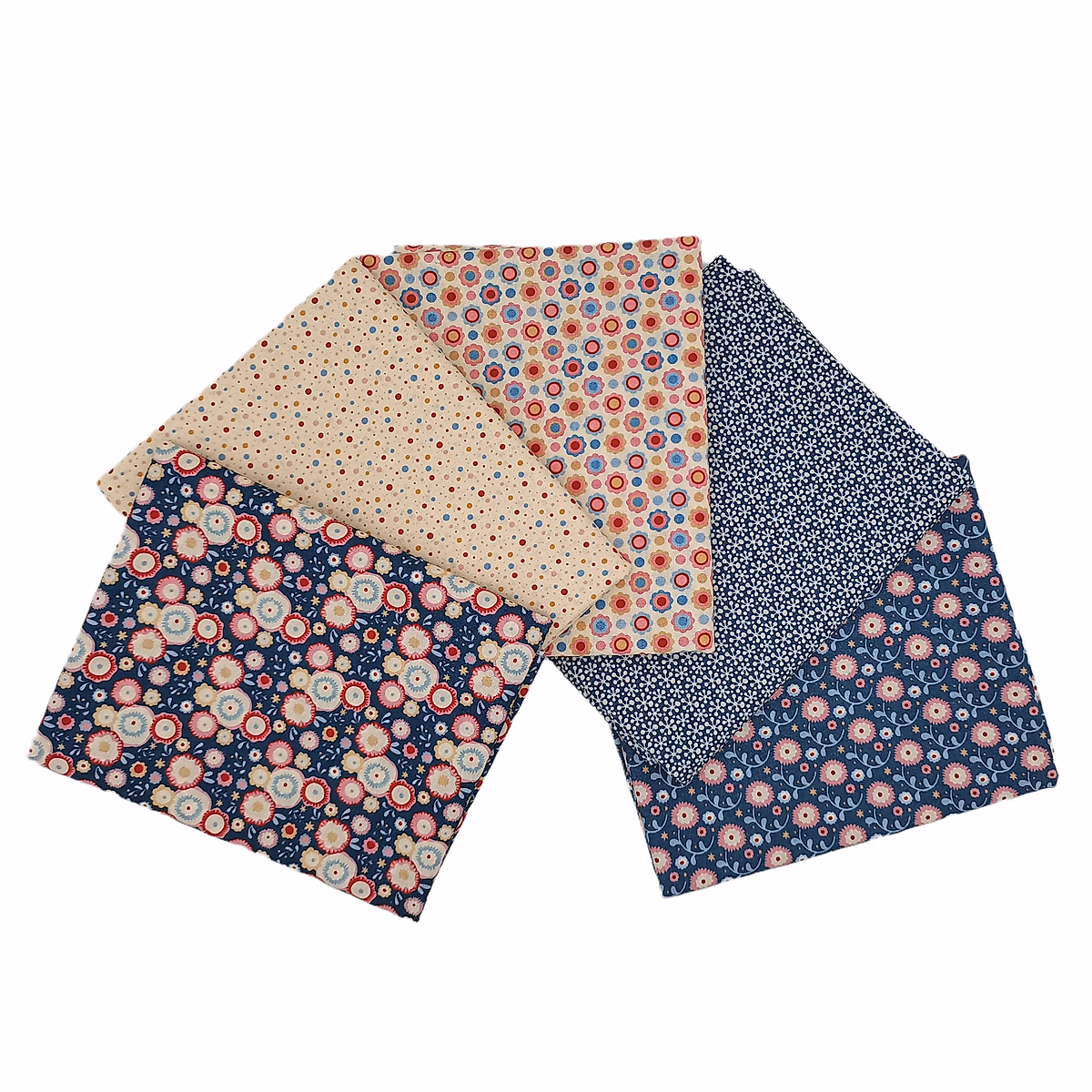 iNee Candy Bloom Fat Quarters Fabric Bundles, Quilting Sewing Precut Cotton Fabric, 18 x 22 inches, Candy Bloom