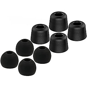 8pcs (BMF-BPH)- Large (L) Premium Memory Foam and Silicone Replacement Earbuds Eartips Compatible with Jaybird X4, X3, Freedom F5 and Jaybird Run in Ear Earphones Headphones