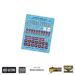 Wargames Delivered Bolt Action Miniatures - British Airborne Troop Set, World War 2 Miniatures, 28mm Scale Plastic Army Men for Miniature War Game by Warlord Games