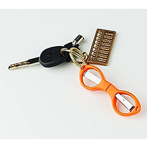 30 Pcs Mini Folding Travel Pocket Scissors for Home and Travel (Orange)