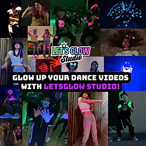 LetsGlow Studio Gloves Accessory Pack - for LetsGlow Studio DIY Arts and Crafts Influencer Video Creator Kit - (LetsGlow Studio Sold Separately)