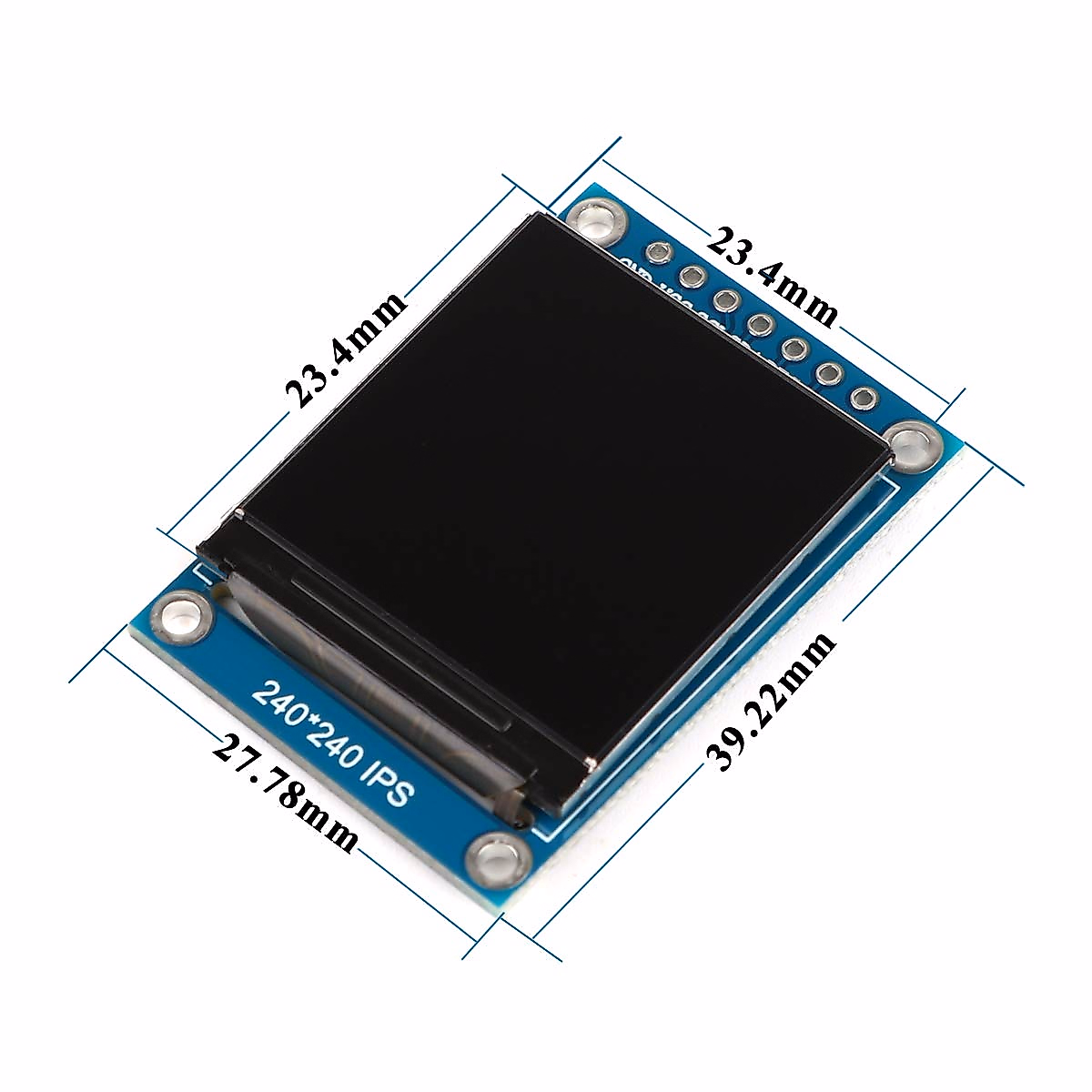 MakerFocus TFT LCD Screen Display 1.3inch TFT LCD Module, 240x240 IPS 65K Full Color 3.3V with SPI Interface ST7789 IC Driver, 51 STM32 Ar duino Routines for DIY