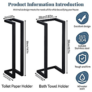 Bathroom Wall Towel Rack, Bathroom Organization, Bath Towel Holder, Wall Towel Storage, Mounted Towel Rack Holder