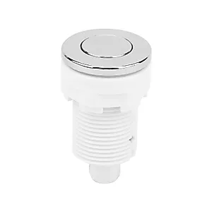 Air Pressure Bath Switch Tub Spa Massage Bath Garbage Waste Disposal Air Switch Push Button Garbage Disposal Sink Top Air Switch(White,Size:28mm)
