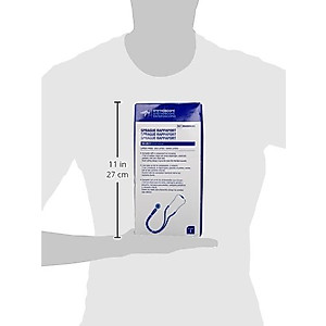 Medline Sprague Rappaport Stethoscope, Dual Tubing, Blue, Robust Construction