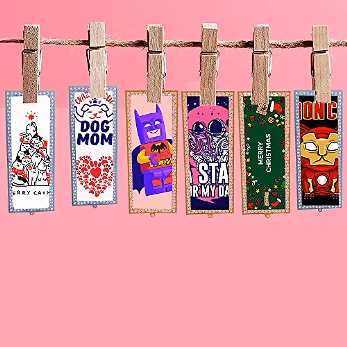 Blank Bookmark 100pcs Metal Bookmark with Dents for Sublimation Printing (Silver)