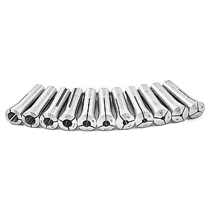 HHIP 4951-0008 11 Piece R8 Collet Set and 12 Piece Collet Rack