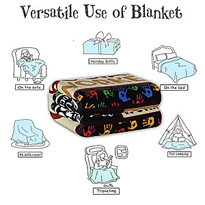 AYUNIX Social Worker Gifts Blanket for Women Men, Thank You Gifts for Social Worker Appreciation Graduation Gifts for BSW, MSW, DSW, Social Work Month Christmas Birthday Gifts Throw Blanket 60x50in