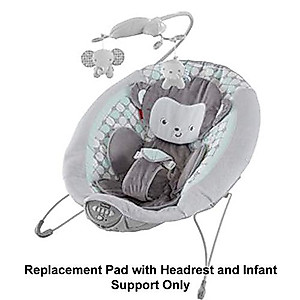 Replacement Seat Pad/Cushion/Cover for Fisher Price Sweet Surroundings Monkey Deluxe Bouncer (Model DTH01)