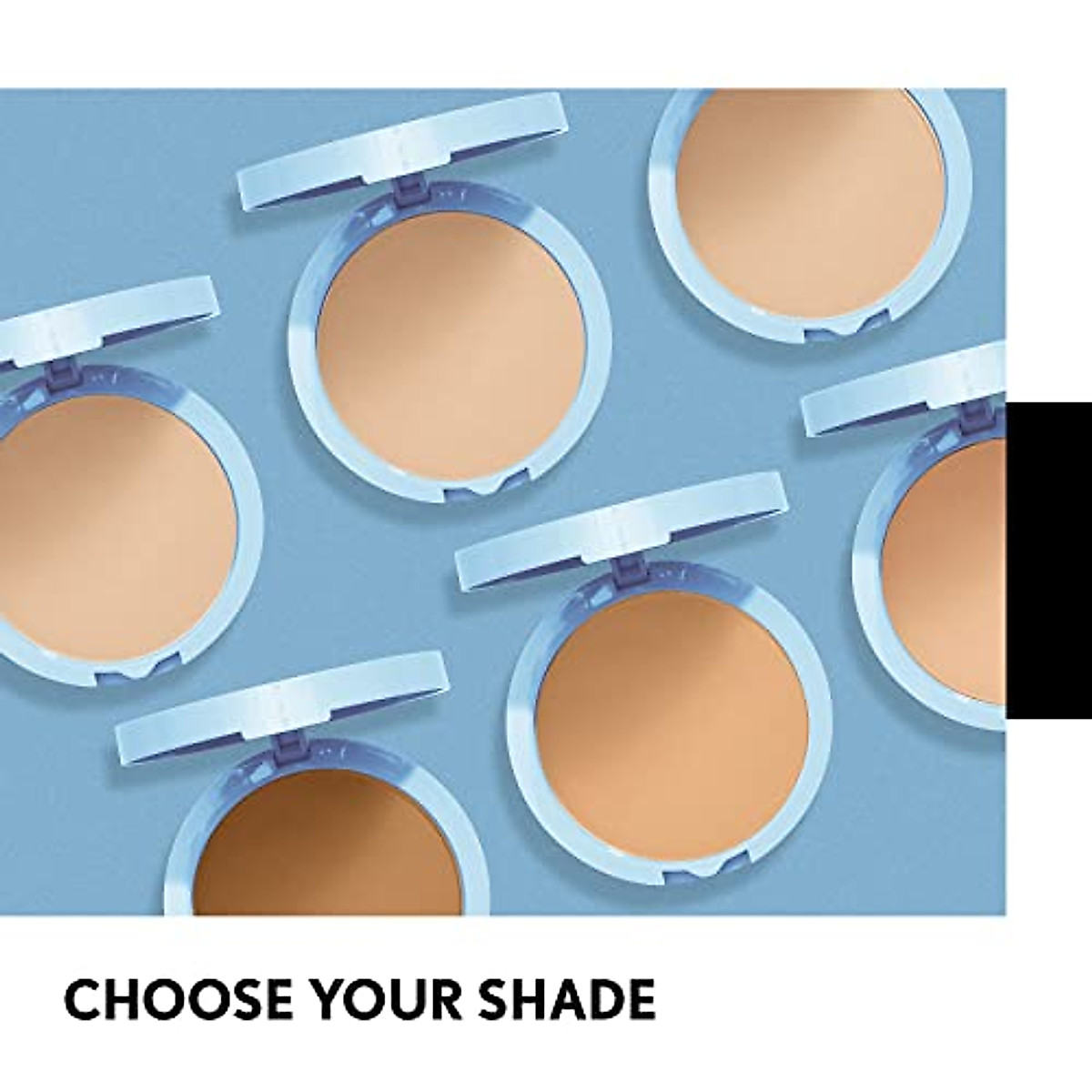 COVERGIRL Clean Matte Pressed Powder, Medium Light 535, 0.35 Oz, Pack of 1 (Packaging May Vary)