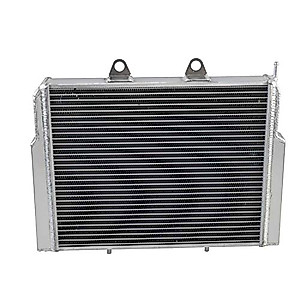 KUUHLERSAT Radiator for 2008-2014 Polaris RZR 570 RZR 800 RZR 800S EFI, 1 Row Aluminum ATV Radiator