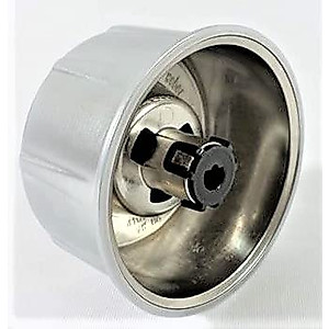 Weber 68845 3pk 2-1/2" Chrome Plated Control Knobs for Spirit 335 Model Years 2019+ (with Up Front Controls).
