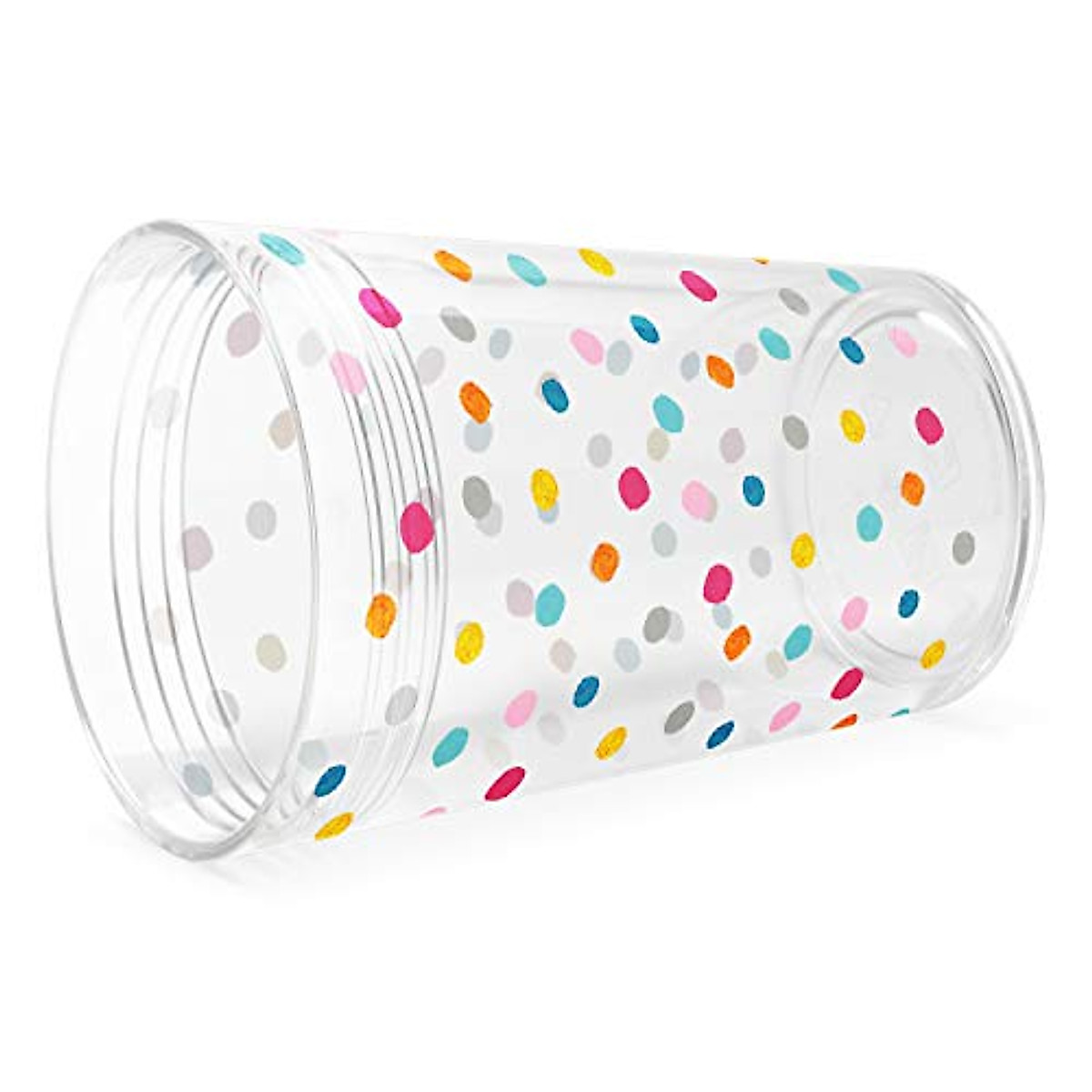 Simple Modern Toddler Cup Plastic BPA-Free Tritan Tumbler with Silicone Straw Lid | Reusable and Durable for Kids, Boys, Girls | Classic Collection | 12oz, Polka Play