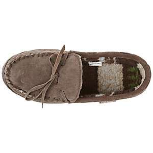 MUK LUKS Men's Paul Slipper, Chocolate, 9