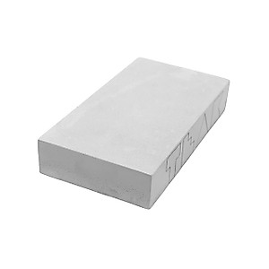 Teak Tuning Monument Series Concrete Fingerboard Obstacle, Big Slab Manual Pad - 5.5" Wide, 3" Long, 1" Tall - Ultra Premium, Super Durable Polymer Modified Concrete - Sterling Gray Colorway