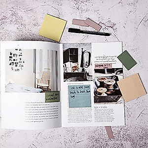 1000 Sheets Transparent Sticky Notes,Waterproof Translucent Color Morandi Sticky Tabs,See Through Sticky Notes, Pastel Clear Self-Sticky Page Flags Book Markers Stickers