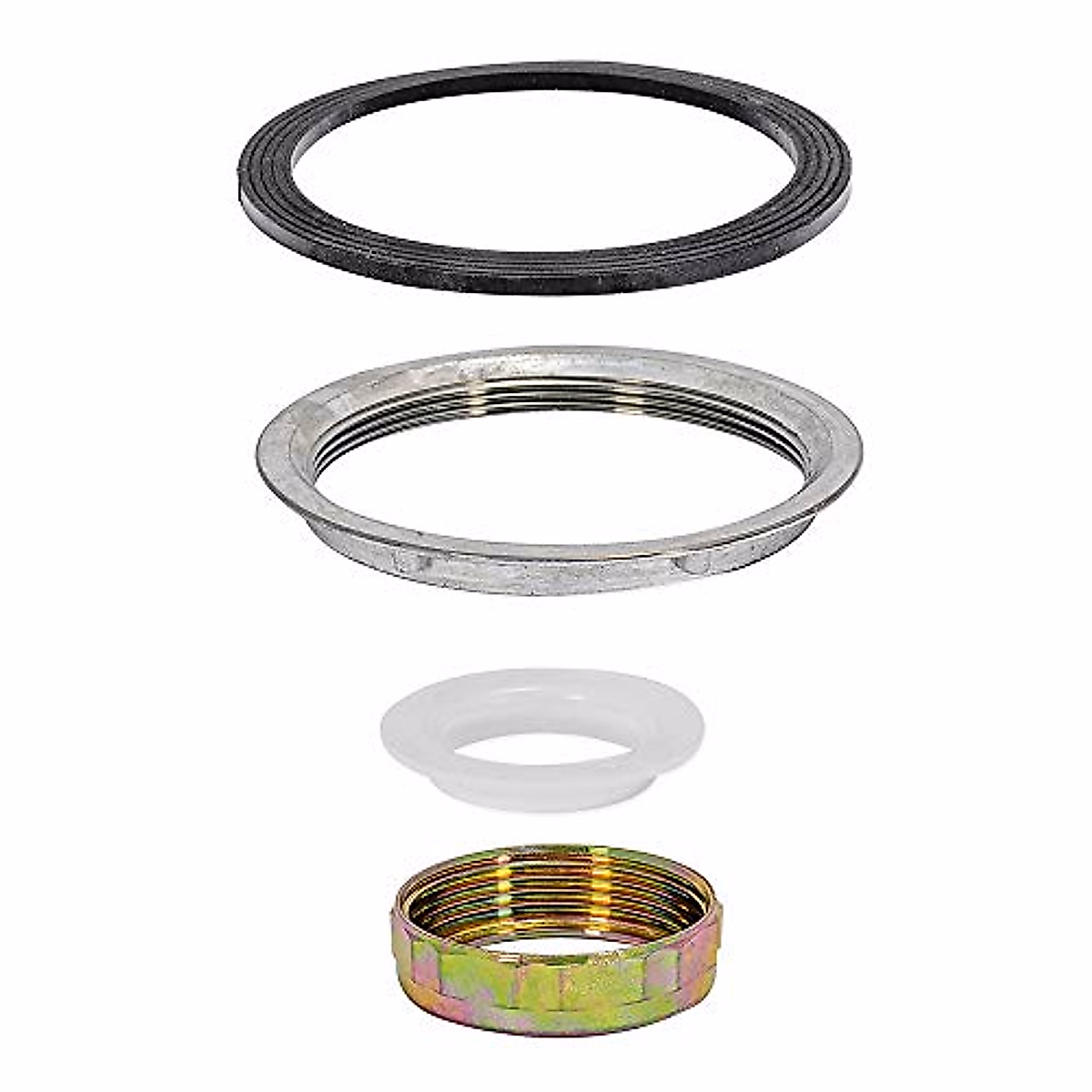 EZ-Flo Kitchen Sink Strainer with Die-Cast Slip Joint Nut, Spin and Seal, 3-1/2 Inch to 4 Inch Opening, Stainless Steel, 30009