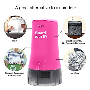 Guard Your ID Advanced Security Roller 2.0 Identity Theft Prevention Stamping Pink
