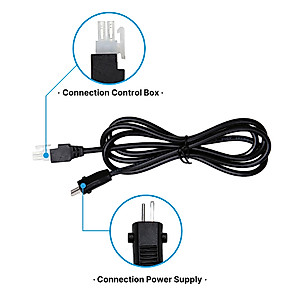 Adjustable Bed Base Input Power Cord Cable Prong Replacement