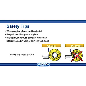 Mercer Industries 189040 - 6" x 5/8"-11 Knot Cup Brush, .014 Carbon Steel Wire