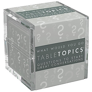 TableTopics What Would You Do - 135 Provocative Conversation Starter Questions for Parties. Spark Lively Debates about Sticky Situations