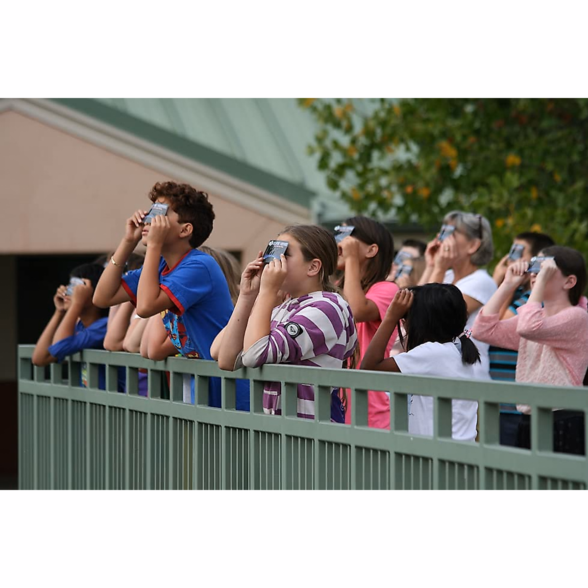 Rainbow Symphony Eclipse Viewers, Replaces Eclipse Glasses, Safe for Direct Sun Viewing, Great for Kids, CE & ISO Certified, Made in USA, 10 Pack