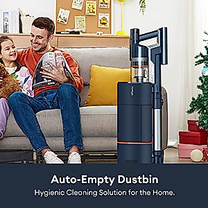 Ultenic FS1 Cordless Vacuum Cleaner with All-Around Station, 30Kpa Powerful Stick Vacuum, Max 60 Mins Runtime, Self Emptying with 3L Dust Bag, Vacuum Cleaners for Home, Hardwood Floors Carpet Pet Hair
