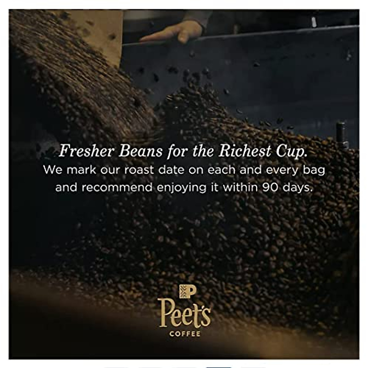 Peet's Coffee, Major Dickason's Blend, Dark Roast, Whole Bean 32oz (2 Pack)