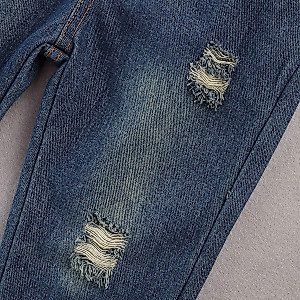 fhutpw Toddler Baby Boy Outfits Hoodie Sweatshirts & Jeans Clothes Set Fall Winter 6 9 12 18 24 Months (A-Green, 18-24 Months)