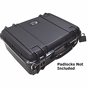 Case Club Waterproof Gaming Station to fit Xbox One X/S. Portable Gaming Station with Built-in Monitor & Storage for Controllers & Games, Gen 2