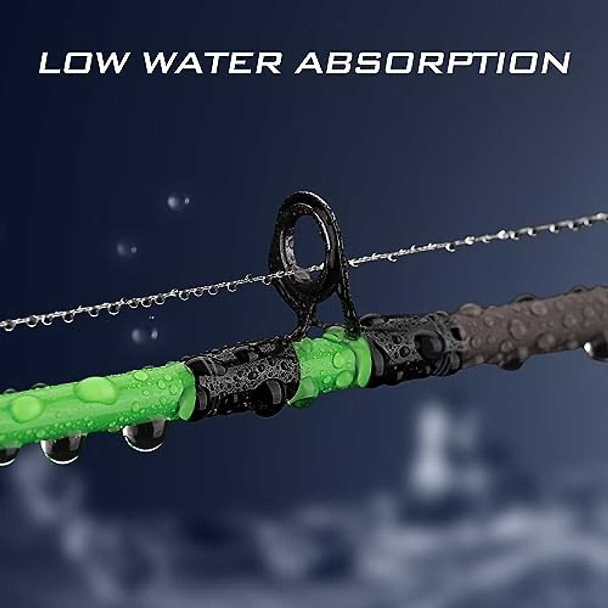 KastKing Kovert Blue Water Fluorocarbon Leader Fishing Line, 25LB, 50Yds