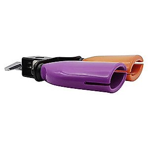 Mowind Bicolor Cowbell for Drum Set High and Low Tones Double Mounted Bell Kit Percussion Instruments Medium Size