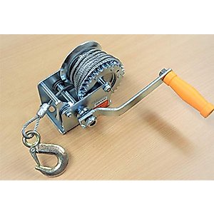 600 LB H.D. Hand Winch Gear Steel Cable ATV Towing Trailer Boat (1)