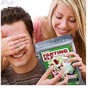 Farting Elf Gourmet Trail Mix - Christmas Gag Gifts Adults Funny Secret Santa Gifts for Adults Mens Food Gift, Elf Gifts for Men Christmas Wish