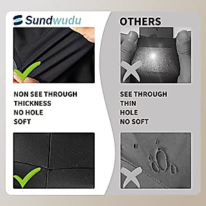 Sundwudu Leggings for Women Tummy Control - High Waist Non See Through Printed Workout Yoga Pants Green Camo
