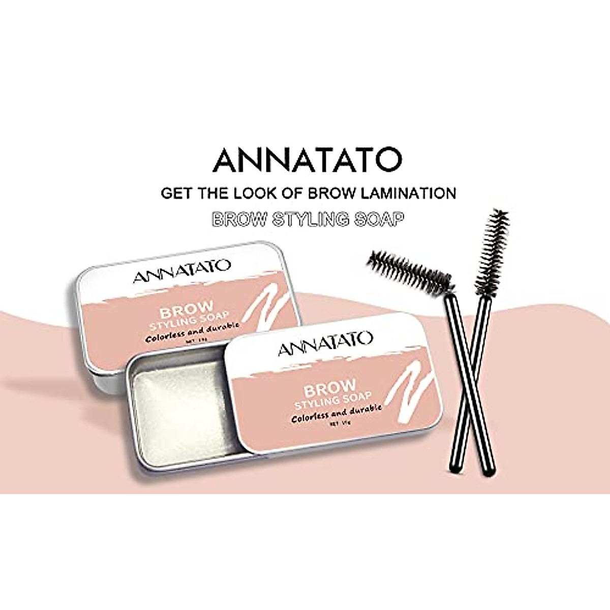 Eyebrow Soap Kit, Brows Styling Soap, 4D Brows Gel Long Lasting Eyebrow Setting Wax Waterproof Eyebrow Makeup Balm Pomade Cosmetics