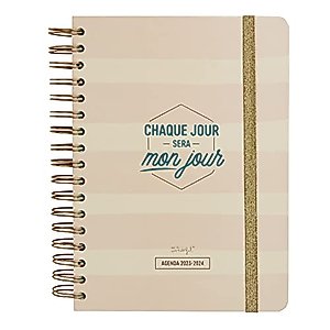 Mr.Wonderful Wonder 2023-2024 Daily Diary Pink - Every Day Will Be My Day
