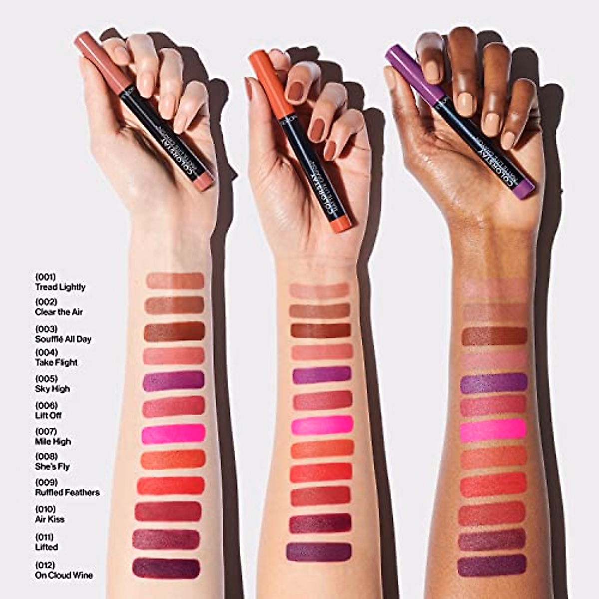 REVLON ColorStay Matte Lite Crayon Lipstick with Built-in Sharpener, Smudgeproof, Water-Resistant Non-Drying Lipcolor