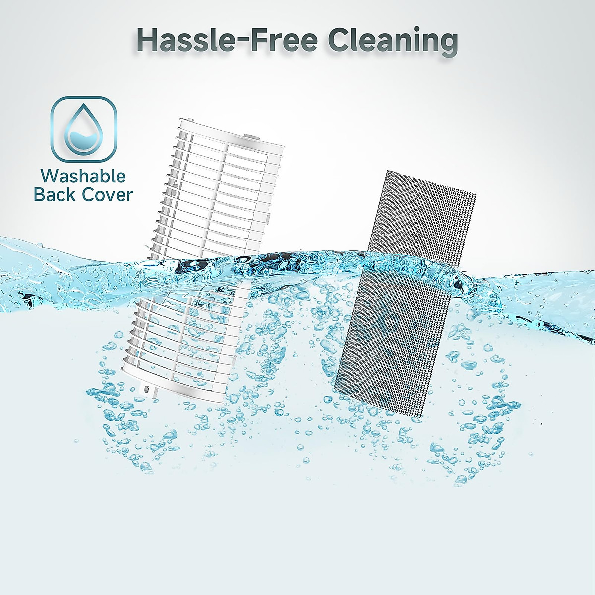 Portable Air Conditioner Tower Fan, 16" Evaporative Air Cooler with Remote, 90° Oscillating & 4 Wind Speeds, Cool Mist & 2-10H Timer, Touch Screen Cooling fan Air Conditioner for Room Office Camping