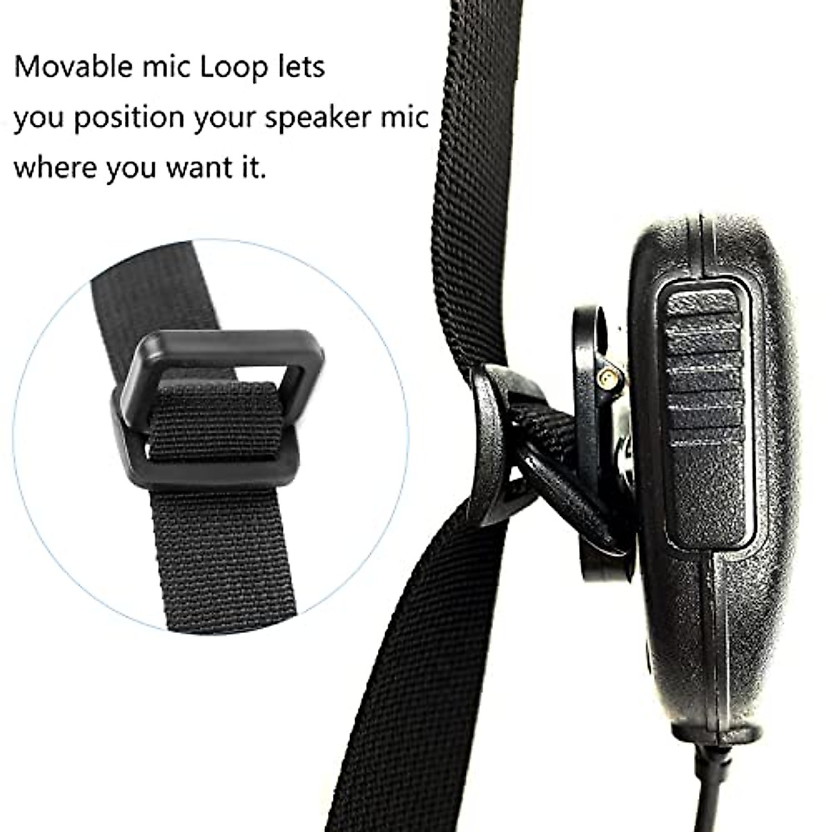 Radio Holster Radio Strap Firefighter EMS EMT Bundle Set Includes Anti-Sway Strap for Radio Strap,Radio Holder,Shoulder Strap Fits for Two-Way Ham Walkie Talkie Radio Scanner