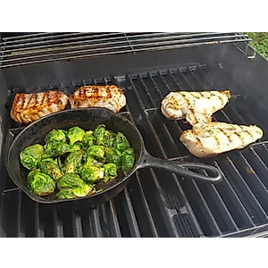 Hisencn 7635 15.3 inch Flavorizer Bars and 7637 17.5 inch Cooking Grates for Weber Spirit I & II 200 Series, Spirit E210, S210, E220, S220 with Front Control Knobs