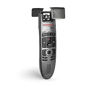 Philips SpeechMike Premium Air Wireless Dictation USB Microphone, Push-Button