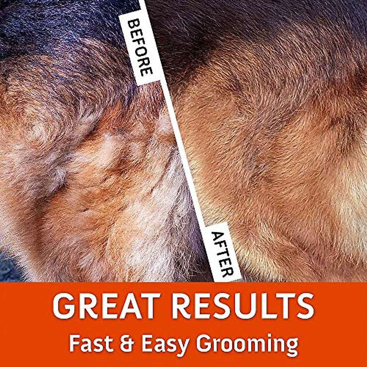 GoPets Dematting Comb with 2 Sided Professional Grooming Rake for Cats & Dogs