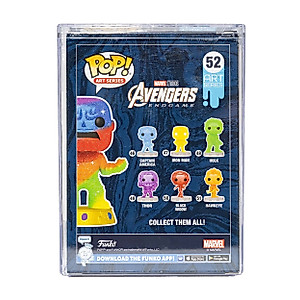 Funko Marvel Infinity Saga Thanos Art Series Pop! Vinyl Figure with Premium Pop! Protector Entertainment Earth Exclusive