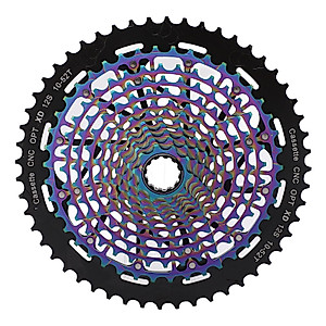 Bike Cassette Compatible,12 Speed Cassette 10-50T for Road Bike Cassette, Mountain Bike Accessories, Lightweigh Bracket Cassette Ultra-Light Bike Cassette, 12 speed cassette cassette tape freewh