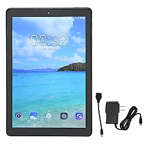 ICRPSTU HD Tablet 10.1 Inch Tablet PC 6GB RAM 128GB ROM Octa Core Multifunction Dual Speakers for Android 10 Learning Work (Grey)