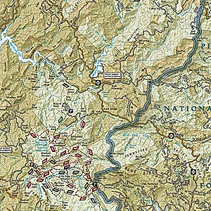 Nantahala and Cullasaja Gorges Map [Nantahala National Forest] (National Geographic Trails Illustrated Map, 785)