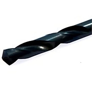 HHIP 5000-0050 17/32" High Speed Steel Silver and Deming Drill, 118 Degree Drill Point, 1/2" Straight Shank, 6" OAL