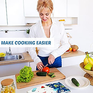 6 Pieces Reusable Snack Bags for Kids Sandwich Bags Snack Pouch Zipper Cartoon Washable Lunch Bags for Food Storage, 7 x 7 Inch, 6 Styles (Cute Style)